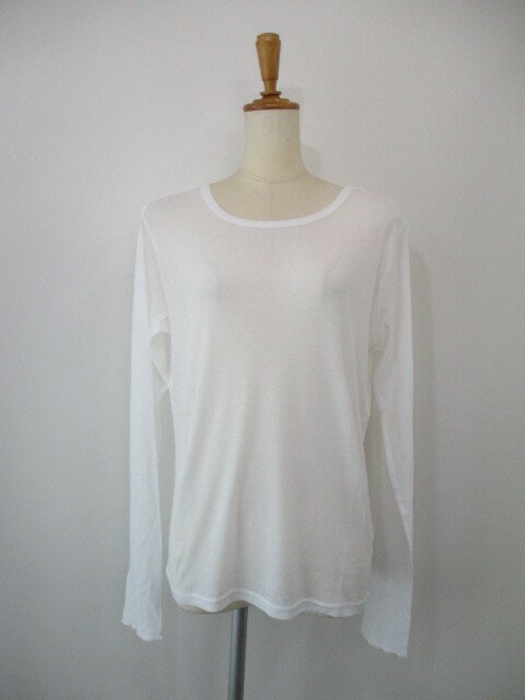 送料無料 tricot tricot トリコトリコ シアーフライス長袖Tシャツ レディース 25秋冬 綿100 インナー ストレッチ 透け感あり 無地 Mサイズ 603813 OFF 綿100%の強撚フライス素材で透け感とストレッチ性が魅力...