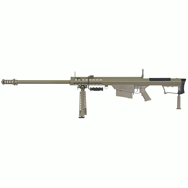 車両への攻撃や遮蔽物越しの射撃、長距離狙撃などを目的とした50口径のライフル バレットM82の後継であるM107 の外観を再現した【エアコッキングガン】です。 本製品は「BARRETT FIREARMS社」のライセンスを取得した刻印が レシ...