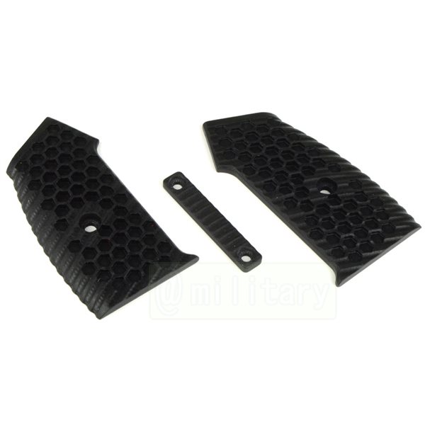 CNC グリップ for ガスブロ M4 (KU-GB-152) 専用のグリップカバーです。 樹脂製 ★.対応グリップは【コチラ】の特集ページをご覧ください.★　