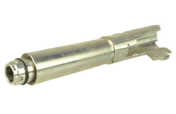 マルイ Hi-Capa 5.1対応 5インチスチール製 アウターバレル STI 38 SUPER の刻印入り ※海外製品のため多少の傷がある場合がございます。 　対応モデルであっても組み込み時すり合わせなど必要な場合があります。　