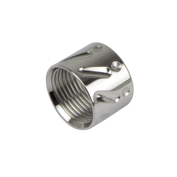 ハンドガン等のバレル先端の14mm逆ネジのネジ切りを保護するパーツです。 ※対応モデルであっても組み込み時すり合わせなど加工が必要な場合がございます。 予めご了承下さい。　