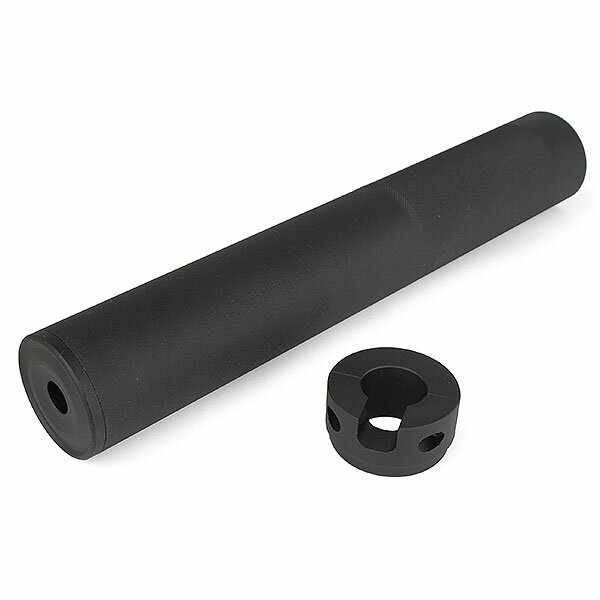 VFC SR16 M4 ガスブローバック モデルや、 マルイ M4A1カービン 14.5インチモデル 等に対応した、アウターバレルに直接被せることで、 擬似的にCQB-Rに大型サプレッサーを取り付けたような外見を再現できるパーツです。 取り...