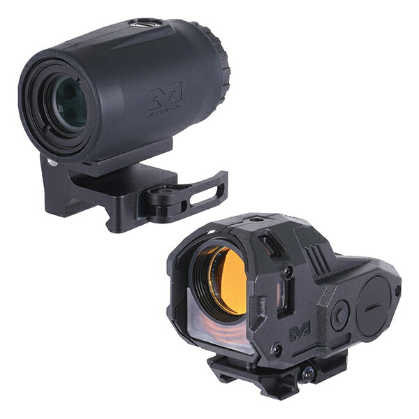 軍、法執行機関から民間向けの光学機器を製造・販売する イスラエル MEPROLIGHT社が手掛ける集光リフレックスサイト「MEPRO M22 PRO」と ドットサイトに約3倍の倍率を付加しミッドレンジスコープとしての活用を可能とする 「ME...