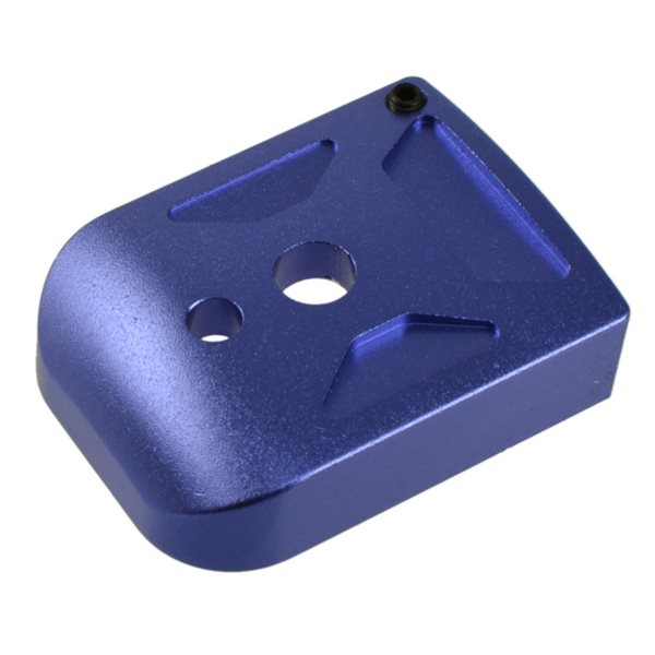 ハイキャパのマガジンの底部に取り付ける金属製のマガジンベースです。 ※取り付けるエアガンの種類や個体差によって、また対応するとされている場合であっても 　取り付けやご使用には加工調整が必要となる場合がございます。