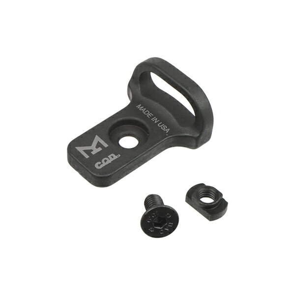 アメリカタクティカルギアメーカーCLOSE QUARTERS DEFENSE製 CQD MLOK Forward Sling Mountを再現したM-LOK規格に対応するスリングスイベルです 材質はスチール材製で製作され、 M-LOKスロッ...
