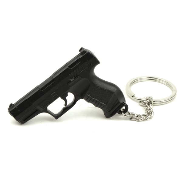 ドイツWalther社が1997年に発表したストライカー式ポリマーフレームオートマチックピストル P99を再現した約 1/4スケールのミニチュアキーチェーンです。 細部のモールドが作り込まれ、銃の特徴を良く再現しており、 丸リング付きなので...