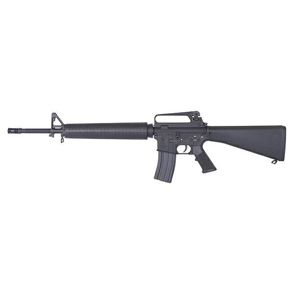 香港に拠点を置くE&C社製の電子トリガーシステム搭載 M16A2 電動ガンが、 COLT 正式ライセンス取得により外装を刷新し登場です。 本商品は初期型のM16から様々な改良が施されたM16A2を再現しており、 レシーバーは、COLT正規ラ...