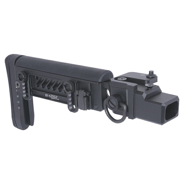 AKのカスタムパーツで有名なロシア ZENIT社製のZenit PT-5 TELESCOPIC STOCKをモデルにした、 GHK製 ガスブローバック AKM(V3)に対応する伸縮可能なサイドフォールディングストックです。 本商品は、GHK...