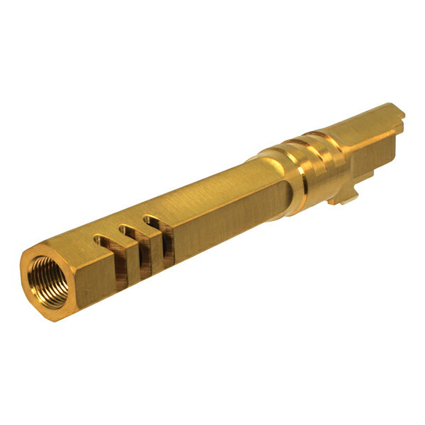 東京マルイ製ガスブローバック ハイキャパ5.1に対応する ステンレススチール製のアウターバレルです。 バレル先端内側には11mm正ネジのネジ切りがあり 対応のサイレンサーや各種アダプターを直接アウターバレルに装着可能です。 全長：約 127...