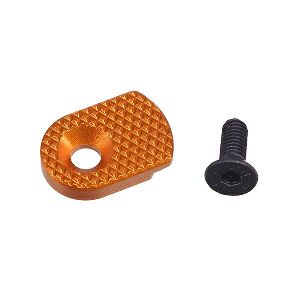 ASG / KJ Works 製ガスブローバック CZ SHADOW2に対応するマガジンリリースボタンです。 本商品は、軽量かつ耐久性の高いアルミニウム合金材を主材とし、 CNC切削で製作された大型で操作しやすいボタンです。 重量：約 1g...