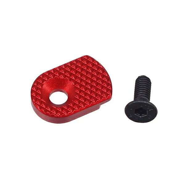 ASG / KJ Works 製ガスブローバック CZ SHADOW2に対応するマガジンリリースボタンです。 本商品は、軽量かつ耐久性の高いアルミニウム合金材を主材とし、 CNC切削で製作された大型で操作しやすいボタンです。 重量：約 1g...