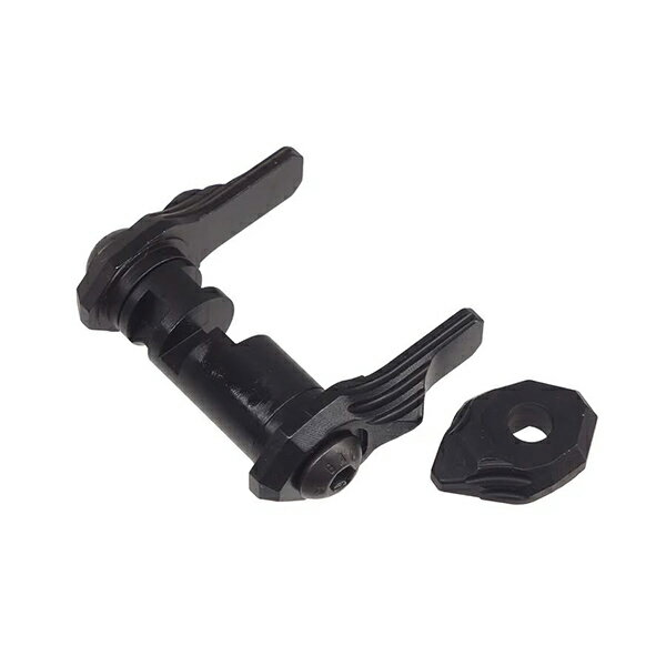 アメリカ Knight's Armament社のAR15用AMBI SAFETY SELECTORを再現した商品です。 左右どちらからもセレクター操作が可能なデザインとなっており、 片側のセレクターをオミットする場合のカバーが付属します。 ...