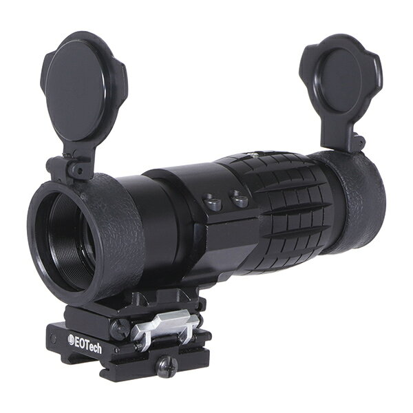 EoTech 551、552シリーズ、XPS-3 ホロサイトに倍率を与えるブースター。 倍率を約 3倍にし、中距離以降の命中率を高めます。 EOTECHタイプクリック折りたたみマウント付きで、倍率が不必要な時は 1クリックでブースターを側面...