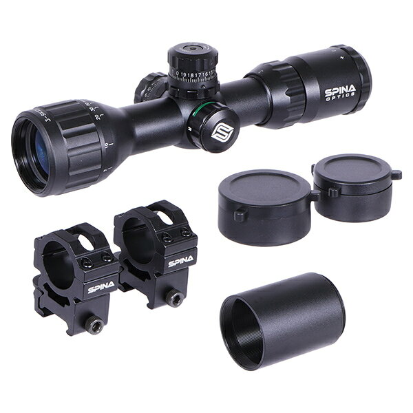 SHOOTER製のスコープを再現した、 ズーム倍率3-9倍の可変倍率スコープです。 全長が短く、ショートタイプのライフルにも似合います。 レティクルの発光機能あり。 全長：約 210mm 重量：約 397g　