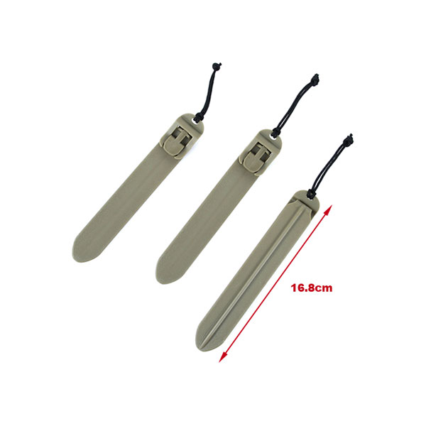 TMC QD Clips for MOLLE ( Khaki ) 【メーカー情報】 for MOLLE ※（使用イメージを掲載している場合）マガジンやポーチ、その他の小物などは 商品に付属しません。　
