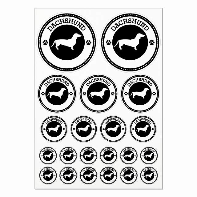 犬種別のステッカーです。ドッグフードの缶や犬小屋、車のリアガラス、給油口に貼ったり、スマホやノートパソコンなどの身の回りのものに貼ったりとたくさん使用用途がございますので是非ご活用ください。 各犬種10色を用意しました。 素材：塩ビ サイズ...