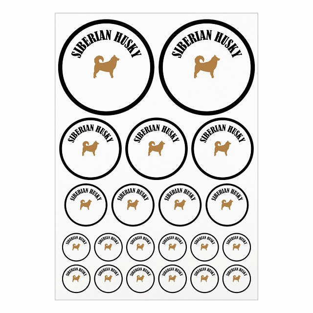 犬種別のステッカーです。ドッグフードの缶や犬小屋、車のリアガラス、給油口に貼ったり、スマホやノートパソコンなどの身の回りのものに貼ったりとたくさん使用用途がございますので是非ご活用ください。 各犬種12色を用意しました。 素材：塩ビ サイズ...