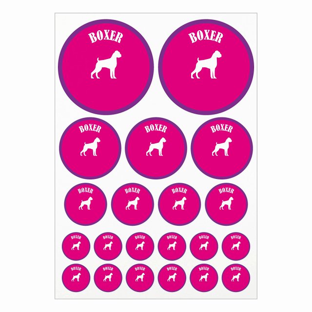 犬種別のステッカーです。ドッグフードの缶や犬小屋、車のリアガラス、給油口に貼ったり、スマホやノートパソコンなどの身の回りのものに貼ったりとたくさん使用用途がございますので是非ご活用ください。 各犬種12色を用意しました。 素材：塩ビ サイズ...