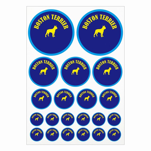 犬種別のステッカーです。ドッグフードの缶や犬小屋、車のリアガラス、給油口に貼ったり、スマホやノートパソコンなどの身の回りのものに貼ったりとたくさん使用用途がございますので是非ご活用ください。 各犬種12色を用意しました。 素材：塩ビ サイズ...