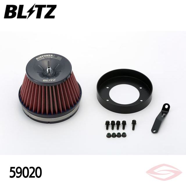 BLITZ / ブリッツAIR CLEANER / エアクリーナーCORE TYPE / コアタイプSUS POWER LM-RED / サスパワーLMレッド■適合車種・メーカー：ニッサン・車種(Vehicle)：スカイライン(SKYLIN...