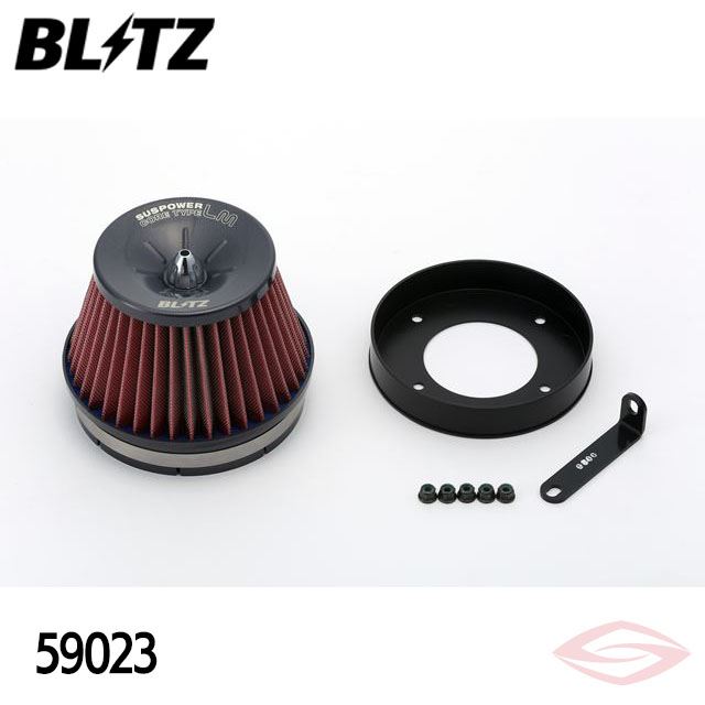 BLITZ / ブリッツAIR CLEANER / エアクリーナーCORE TYPE / コアタイプSUS POWER LM-RED / サスパワーLMレッド■適合車種・メーカー：ニッサン・車種(Vehicle)：シルビア(SILVIA)・...