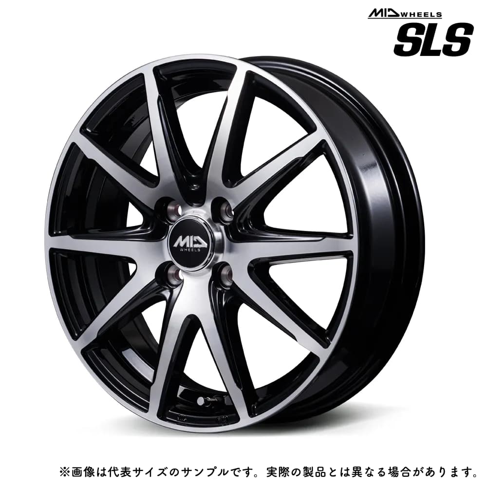 シンプルでバランスの取れた2×5スポークデザインを採用した「SLS」。 幅広いサイズラインナップを展開し、コンパクトカーからミニバンまで、さまざまな車種に合わせやすいスタンダードなデザインに仕上げています。 そのSLSに、新たにブラックポリ...