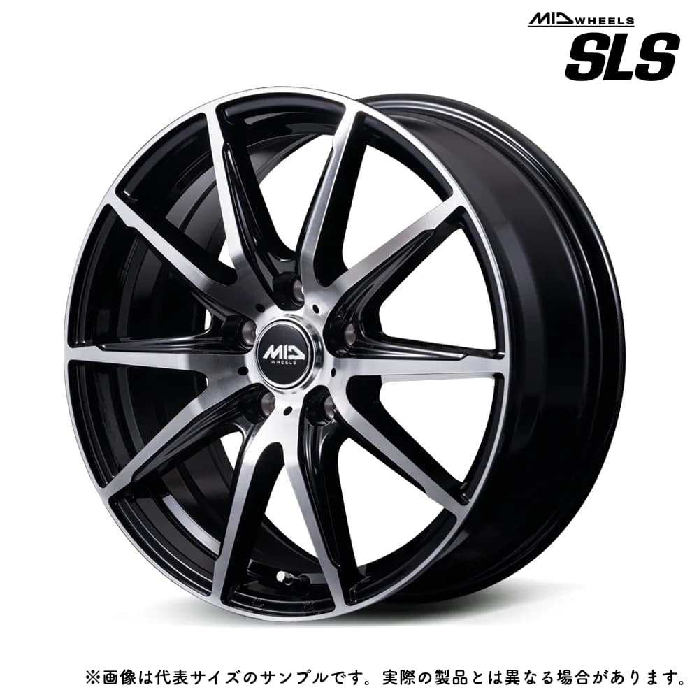 シンプルでバランスの取れた2×5スポークデザインを採用した「SLS」。 幅広いサイズラインナップを展開し、コンパクトカーからミニバンまで、さまざまな車種に合わせやすいスタンダードなデザインに仕上げています。 そのSLSに、新たにブラックポリ...