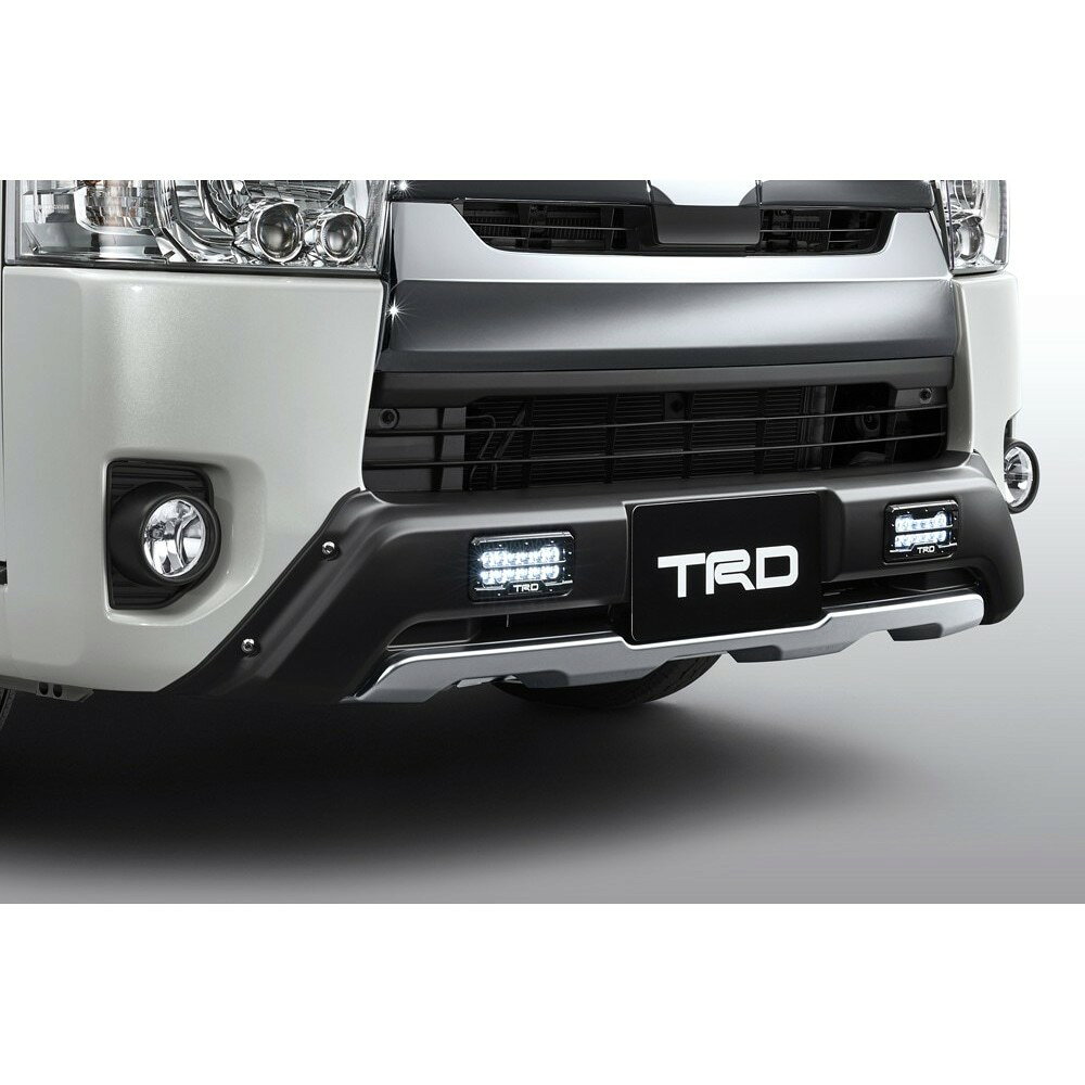 TRDカタログサイトを御覧ください。 DETAIL 材質：樹脂(ABS) 発光色：ホワイト 車種 型式 年式 ハイエース/レジアスエース 200系 '13.11- 2013.11〜の標準ボディ車 ※装着にはボディへの穴あけ加工が必要となりま...