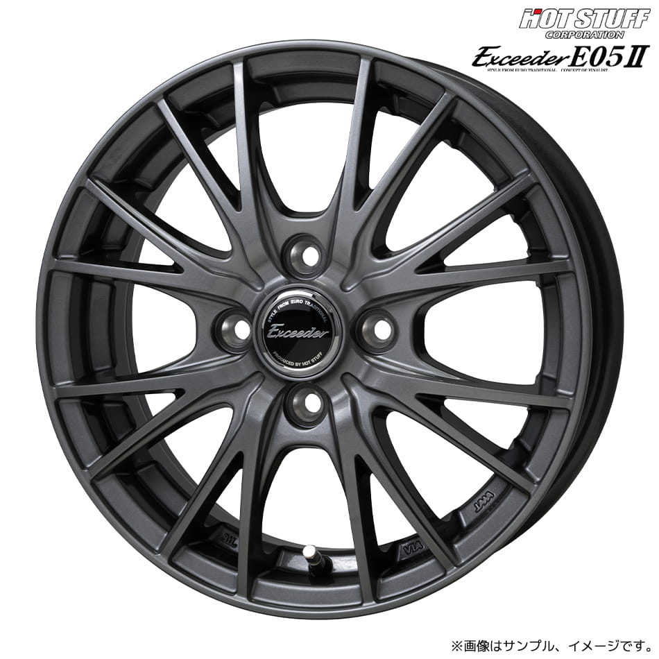 サイズ ホール P.C.D. インセット ハブ高(mm) 14x4.5J 4H 100 +45 31.0 **製品情報** 付属品：センターキャップ・カナゴムバルブ ◆1ピース構造 ●ハブ径：φ67.0　●ナットホール径：φ32　●対応ボル...