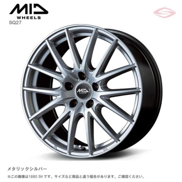 ■製品情報ブランド名MID WHEELS(エムアイディホイールズ)商品名SQ27(エスキューニーナナ)サイズ15x6.0Jホール5HPCD114.3インセット+45カラーメタリックシルバーハブ径φ73規格JWLボルトM12座面60°テーパー...