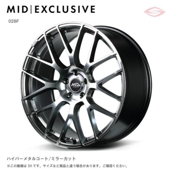 ■製品情報ブランド名MID EXCLUSIVE(エムアイディエクスクルーシヴ)商品名028F(ゼロニーハチエフ)サイズ19x7.5Jホール5HPCD100インセット+48カラーハイパーメタルコート＋ミラーカットハブ径φ67規格JWLボルトM...
