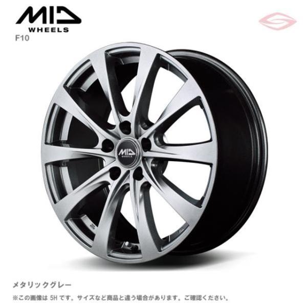 ■製品情報ブランド名MID WHEELS(エムアイディホイールズ)商品名F10(エフテン)サイズ17x7.0Jホール5HPCD114.3インセット+38カラーメタリックグレーハブ径φ73規格JWLボルトM12座面60°テーパーメーカー型番J...