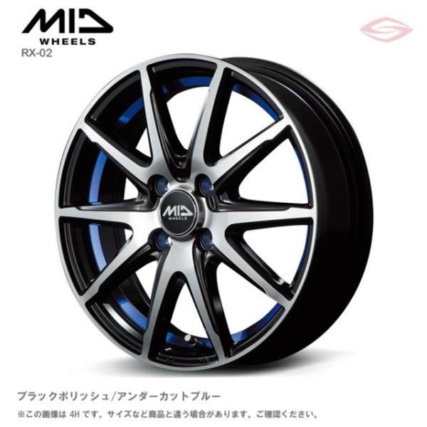 ■製品情報ブランド名MID WHEELS(エムアイディホイールズ)商品名RX02(アールエックスゼロツー)サイズ12x3.5Bホール4HPCD100インセット+42カラーBP／BLUハブ径φ67規格JWL-TボルトM12座面60°テーパーメ...