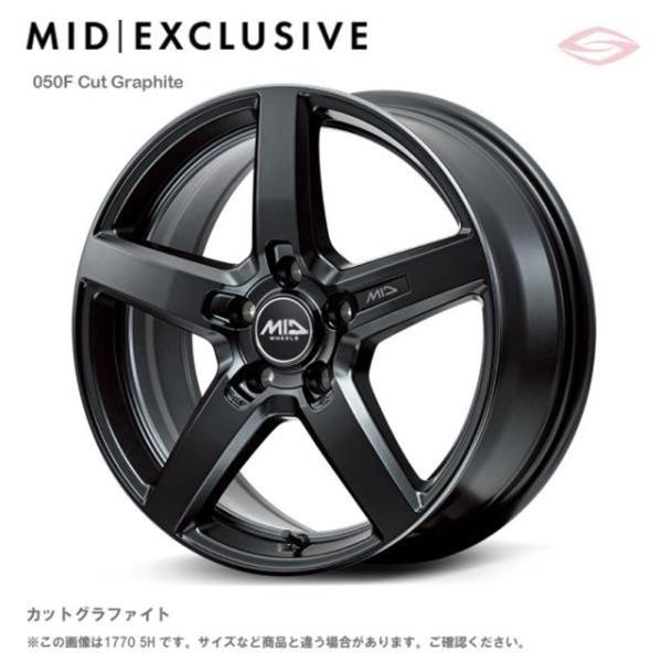 ■製品情報ブランド名MID EXCLUSIVE(エムアイディエクスクルーシヴ)商品名050F CUT GRAPHITE(ゼロゴーエフ カットグラフィト)サイズ18x7.0Jホール5HPCD114.3インセット+48カラーCG　カットグラファ...