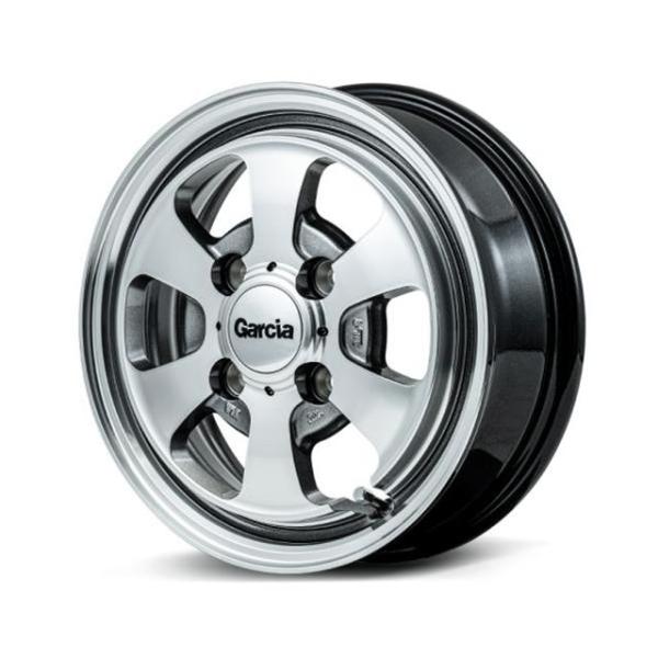 ■製品情報ブランド名MID WHEELS(エムアイディホイールズ)商品名GARCIA Dallas6(ガルシア ダラスシックス)サイズ12x4.0Bホール4HPCD100インセット+42カラーポリッシュライングレ−ハブ径φ67.1規格JWL...