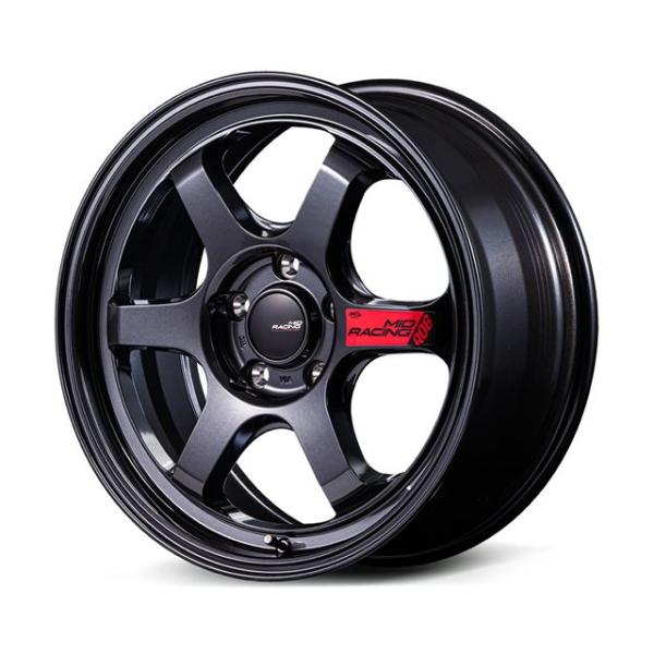 ■製品情報ブランド名MID RACING(エムアイディーレーシング)商品名R06(アールゼロロク)サイズ17x6.5Jホール6HPCD139.7インセット+38カラークリスタルブラックハブ径φ106.1規格JWL-TボルトM12座面60°テ...