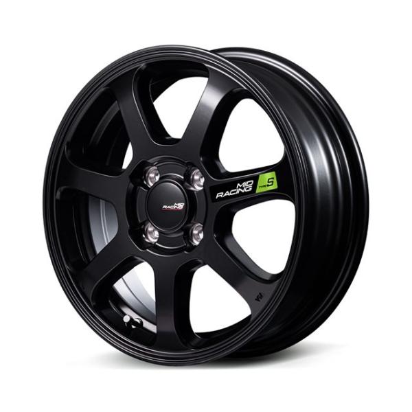 ■製品情報ブランド名MID RACING(エムアイディーレーシング)商品名R07 TypeS(アールゼロナナタイプエス)サイズ15x5.0Jホール4HPCD100インセット+45カラーセミグロスブラックハブ径φ67.1規格JWLボルトM12...