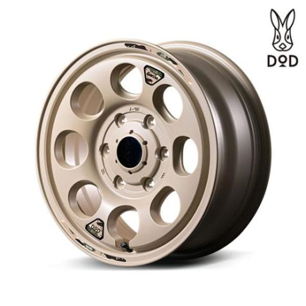 ■製品情報ブランド名MID WHEELS X DOD(エムアイディホイールズxDOD)商品名ウシャリン(ウシャリン)サイズ15x6.0Jホール6HPCD139.7インセット+33カラーSSB　Semi　Gloss　Sand　Beigeハブ径...