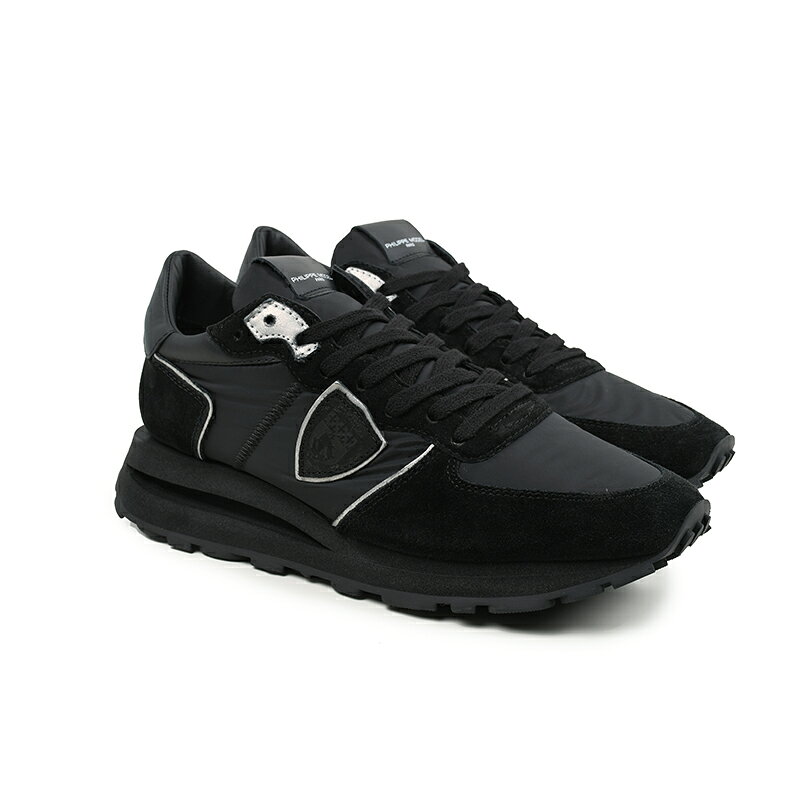 [ブランド]PHILIPPE MODEL PARIS　フィリップモデル [品番]TKLU N001モデル メンズ(TROPEZ HAUTE) [カラー]ブラック [素材]ナイロン/スウェード/レザー [生産国]ITALY [付属品]BOX　...