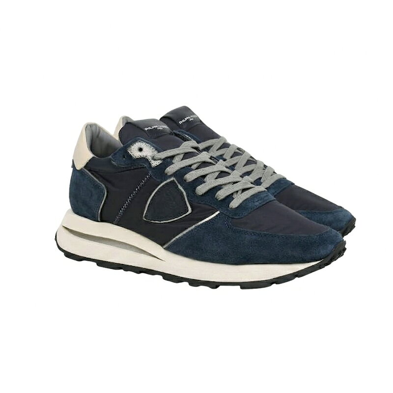 [ブランド]PHILIPPE MODEL PARIS　フィリップモデル [品番]TKLU N006 モデル メンズ(TROPEZ HAUTE) [カラー]ネイビー [素材]ナイロン/スウェード/レザー [生産国]ITALY [付属品]BOX...