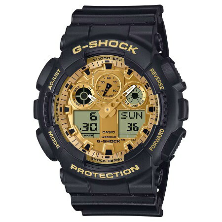 ギフト対応 商品説明 ★タフネスを追求し進化を続けるG-SHOCKから、武骨なオールブラックのボディに、エネルギッシュに輝くゴールドをカラーリングしたBlack and Gold Seriesです。 　文字板にゴールド蒸着を施し、液晶部には...