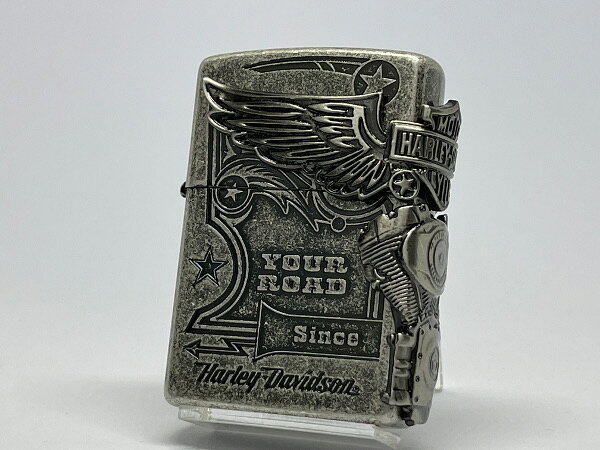 ギフト対応 商品説明 ★ハーレーダビッドソン日本限定生産ZIPPO。 主な特長 ●ZIPPO No.200ベース ●加工／シルバーバレル＋エッチング(両面加工)＋ブラックサテンメタル ●底面の刻印は画像と異なる場合がございます。 ●保証書・...