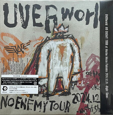 【ストーリー】結成25周年、デビュー20周年を迎えたUVERworldが2024年12月31日に行ったNO ENEMY TOURファイナルの福岡マリンメッセ公演を完全収録！ 【収録内容】 ▽ディスク-1（Blu-ray）1)TYCOON2)...