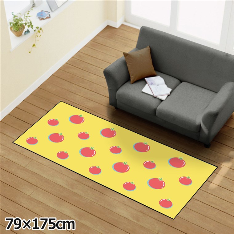■商品仕様 〇サイズ約79×175cm〇素材ポリエステル100％〇仕様・加工・縫製／日本製（生地のみ中国製となっておりますので、予めご了承ください）〇注意事項・滑りやすい場所で使用される際はすべり止めシート（別売り）のご利用をお勧めします〇...