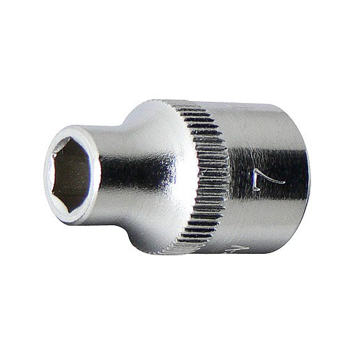 [保証] 永久保証[差込角] 3/8"(9.5mm)[サイズ] 7mm[全長] 27mm[重量] 22g[ポイント] 6角[材質] クロームバナジウム鋼[仕上げ] クロームメッキ厳選されたクロームバナジウム鋼を鍛造・熱処理した、強靭で耐久性...