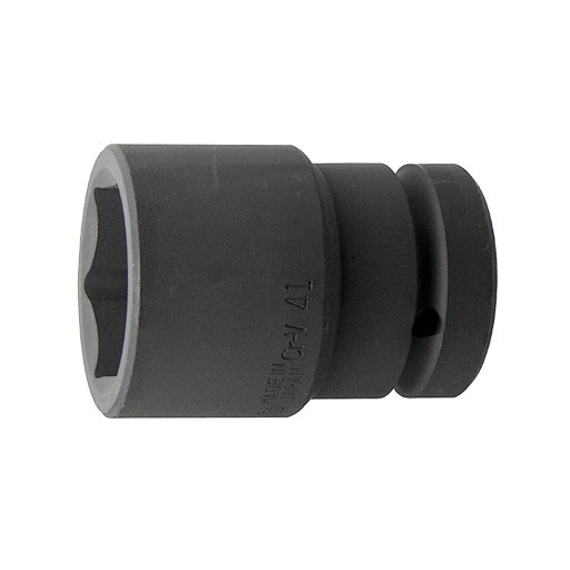 [保証] 永久保証本体にリングとピンが付いています。[差込角] 1"(25.4mm)[サイズ] 41mm[全長] 80mm[重量] 850g[ポイント] 6角[材質] クロームバナジウム鋼[仕上げ] 黒仕上げ素材には優れた強度・耐衝撃性を持...