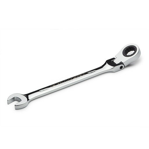 [保証] 六ヶ月保証[サイズ] 10mm[全長] 160mm[重量] 60g[リング部]・12ポイント / ラウンドコーナー(面接触)・歯数/送り角:72枚/5°・首振り角:±90°(無段階)[材質] クロームバナジウム鋼[仕上げ] ミラー...