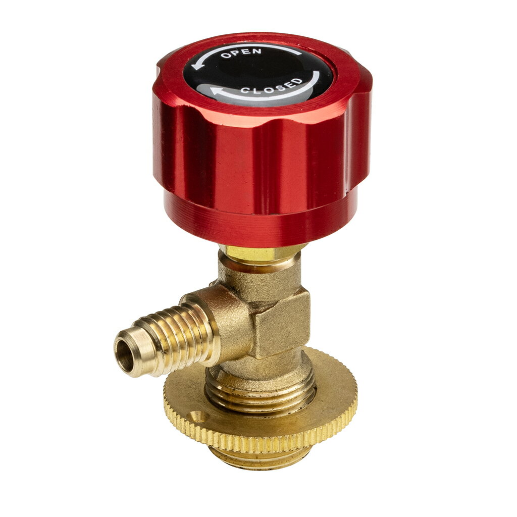 [保証] 初期不良保証[適応ガス] HFC-134a[サービス缶取付部ネジサイズ] M14×1.25[ホースフィッティングネジサイズ] M10×1.5HFC-134aフロンガス用のサービス缶バルブです。サービス缶をホースに接続するためのバル...