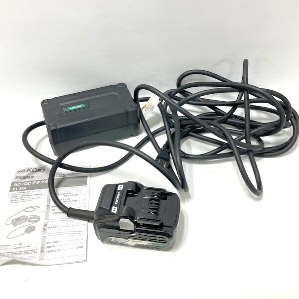 商品情報 メーカー HiKOKI (ハイコーキ) JANコード 4966376324460 型番 ET36A ブランド HiKOKI (ハイコーキ) 　商品詳細&nbsp; HiKOKI (ハイコーキ) アダプタ AC/DC ET36A 中...