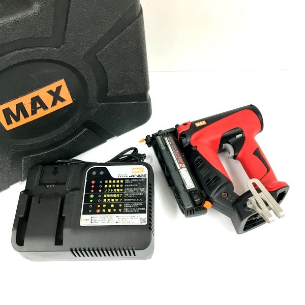 商品情報 メーカー マックス JANコード 4902870797119 型番 TJ-35P2-BC/40A ブランド マックス 　商品詳細&nbsp; マックス(MAX) 充電式ピンネイラ 4.0Ah TJ-35P2-BC/40A 中古品で...